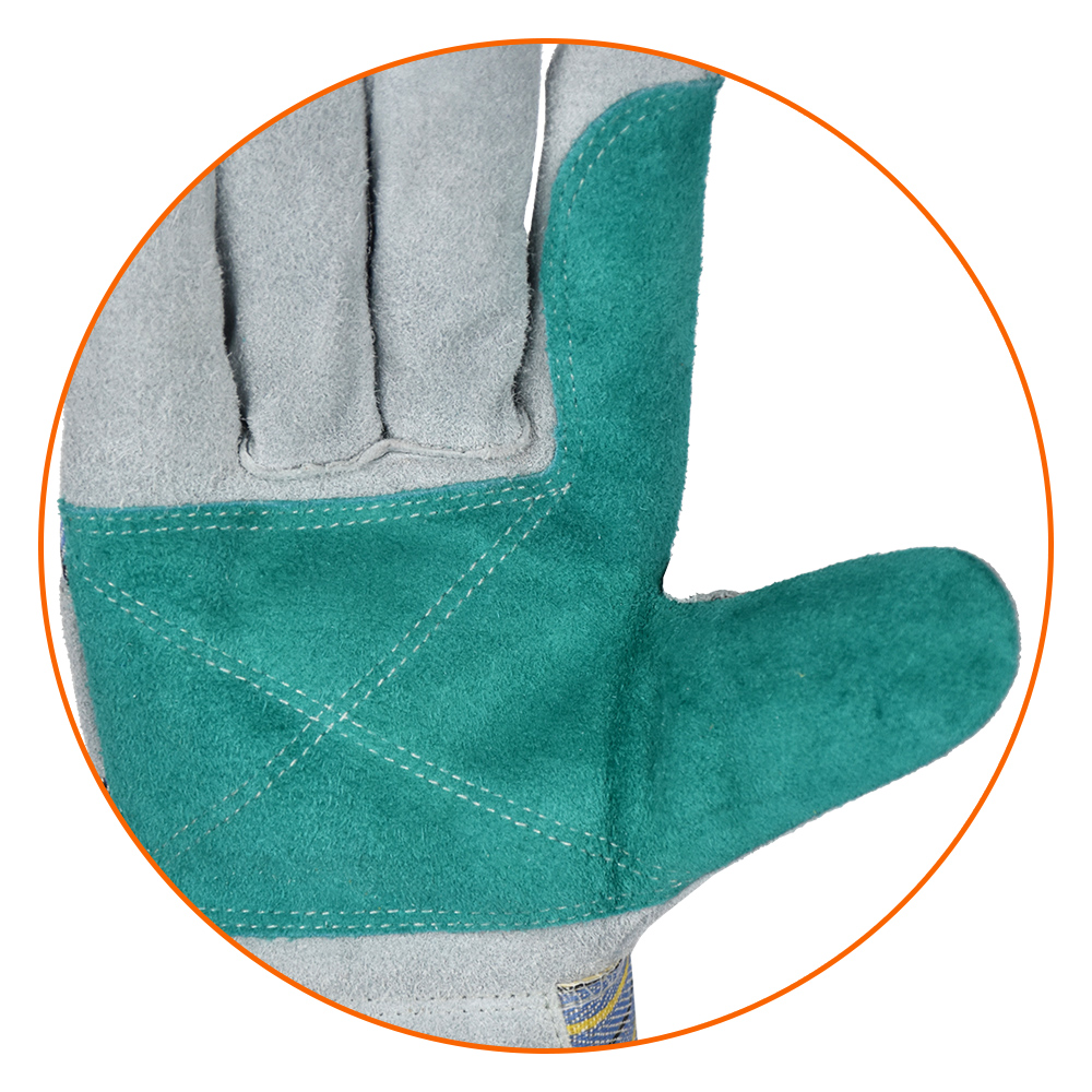 Reinforced Palm Leather Work Gloves(Model: MS-605)