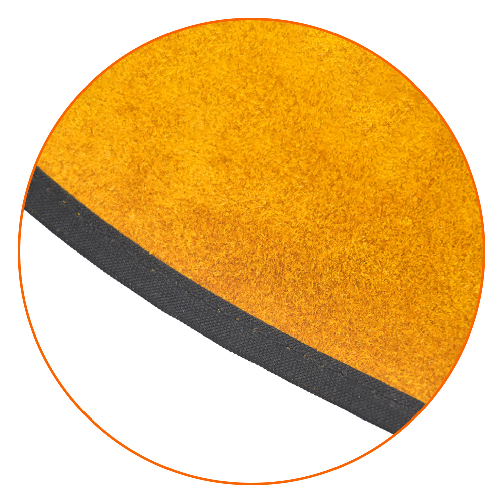 Cowhide Split Leather Welding Caps (Model:MS-308)