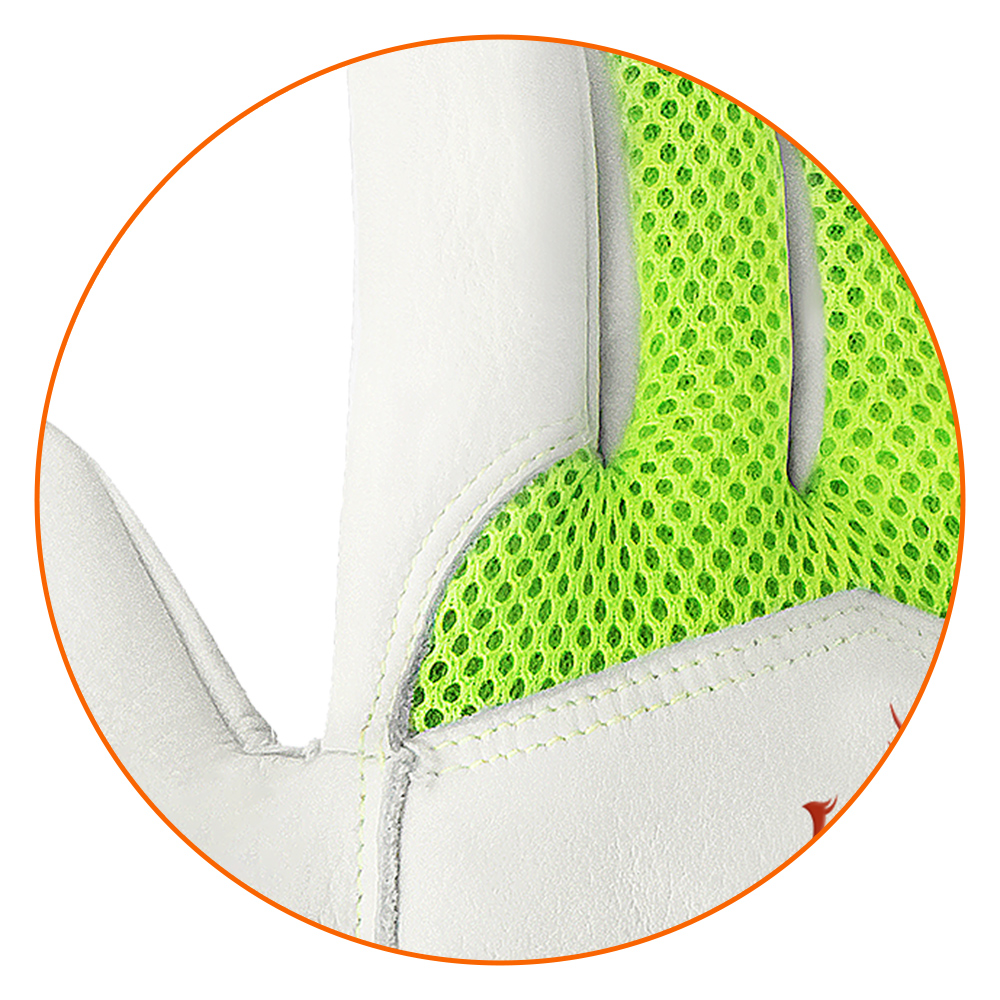 Cowhide Leather Work Gloves for Driver, Construction, Yardwork ...